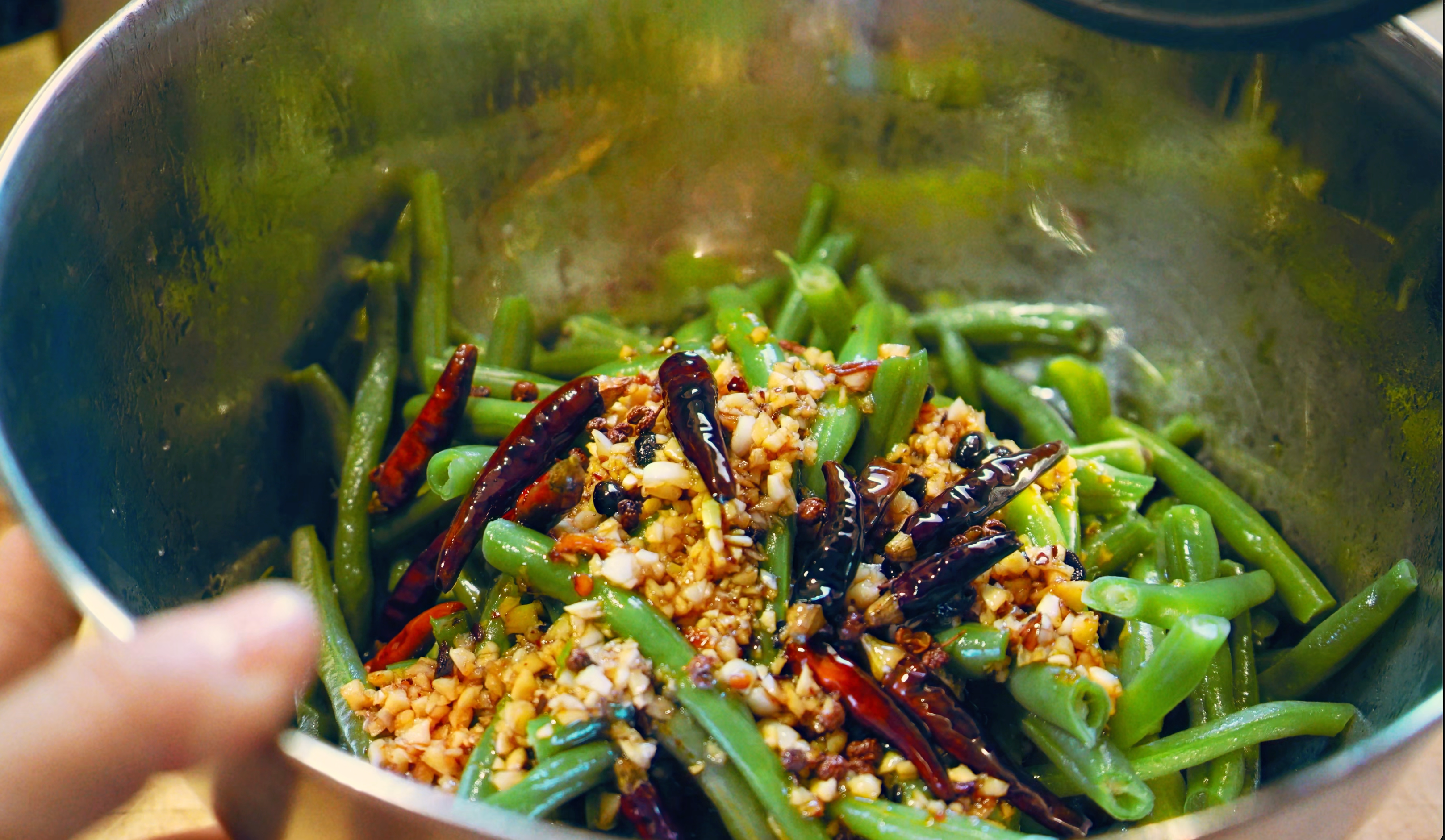 Sichuan String bean salad – CookingBomb